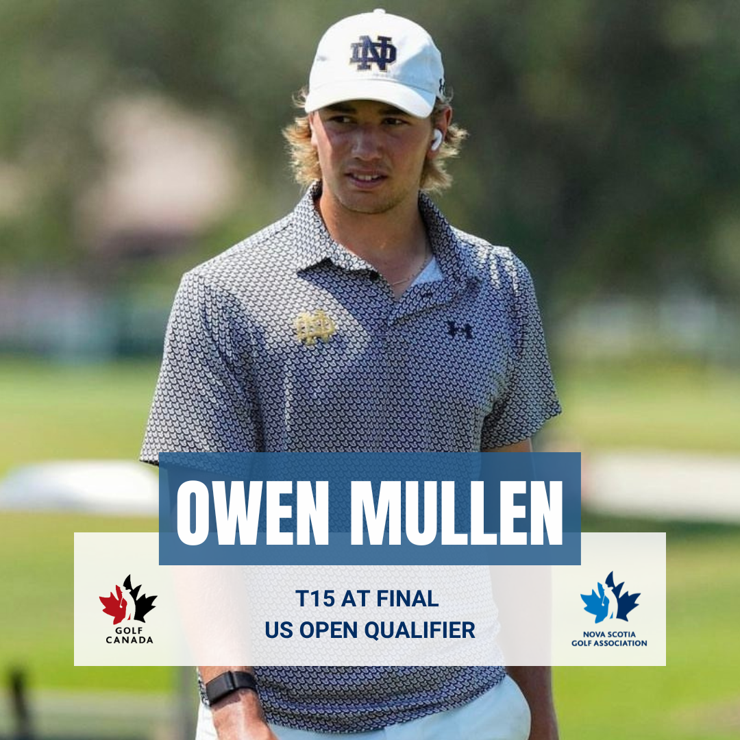 Owen Mullen finishes T15 at Final US Open Qualifier - Golf Nova Scotia