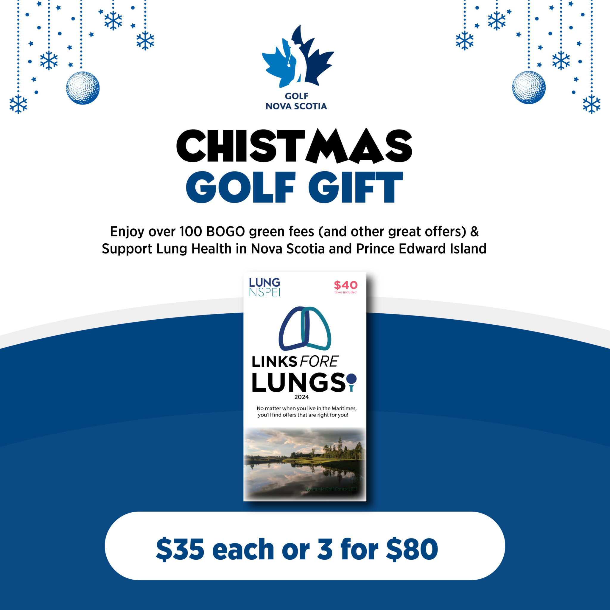A discount golf book that supports lung health in NS & PEI - Golf Nova ...